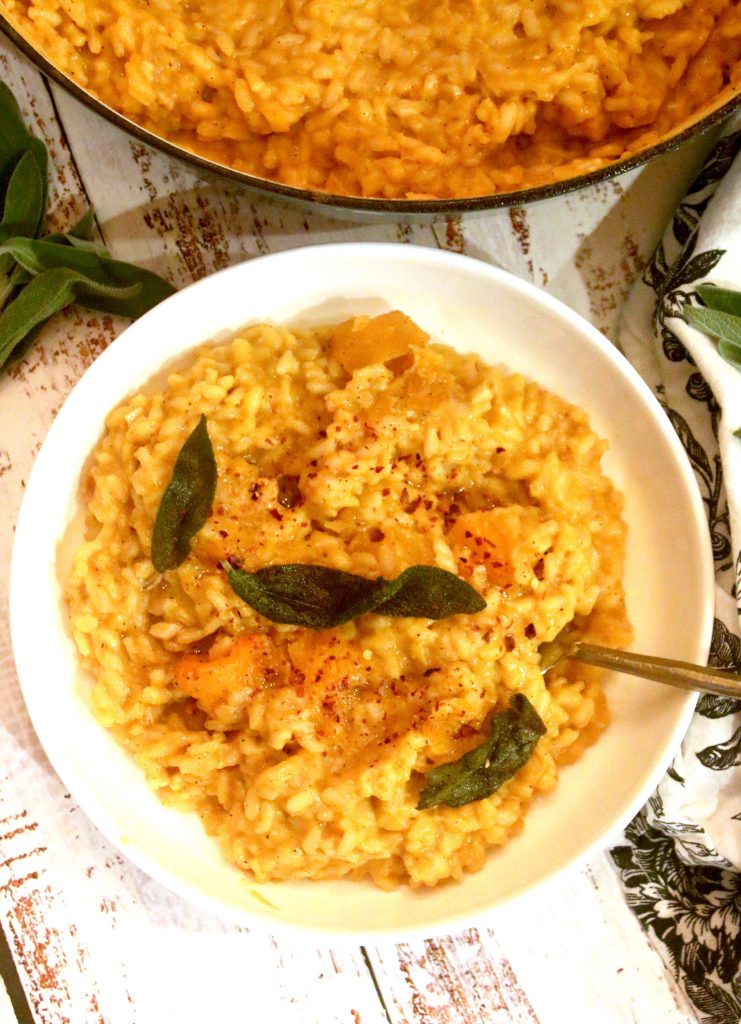 Butternut Squash and Sage Risotto - A Li'l Bit of Spice